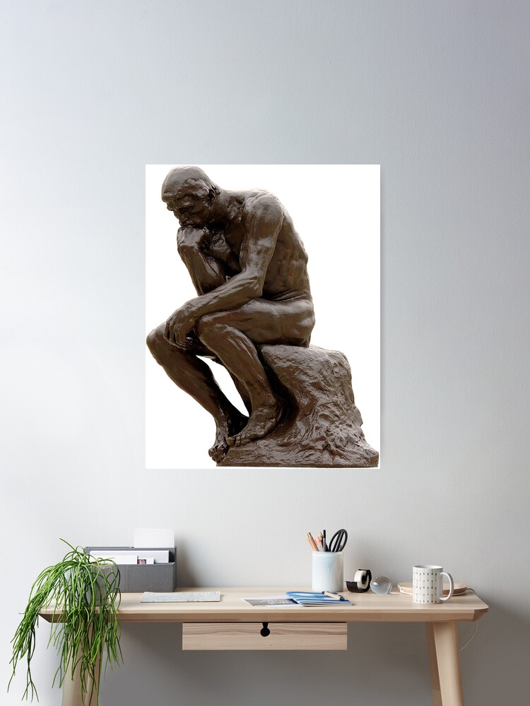"The Thinker" Poster for Sale by tree-of-sorts | Redbubble
