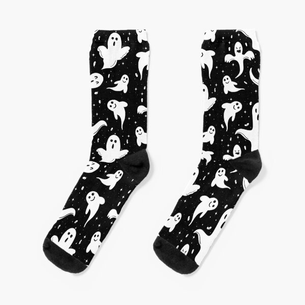"Halloween Scary Ghosts" Socks for Sale by lipemo | Redbubble