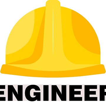"hard hat, engineer" Sticker for Sale by mustafa nurlu | Redbubble