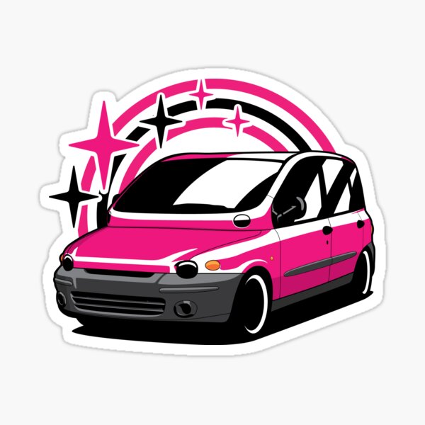 Fiat Multipla Stickers | Redbubble