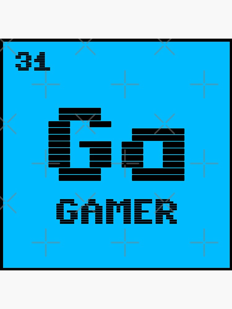 "Ga - Gamer Periodic Table " Sticker by RicePaste | Redbubble