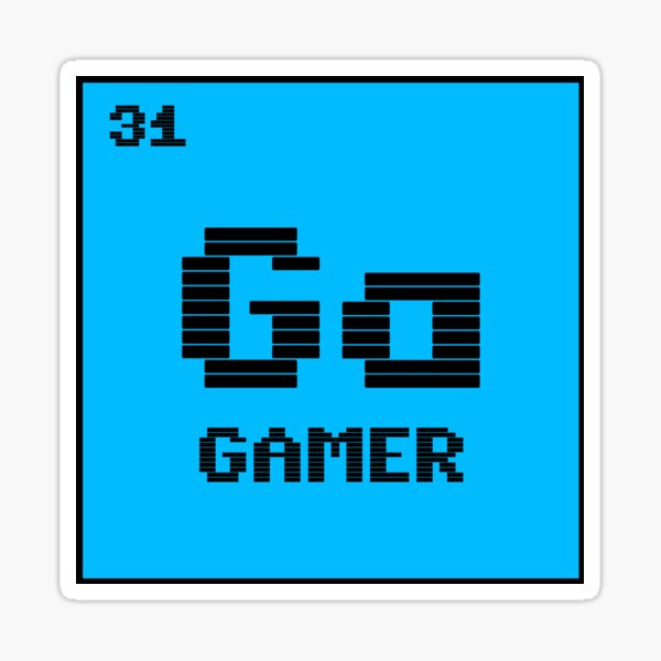 "Ga - Gamer Periodic Table " Sticker by RicePaste | Redbubble