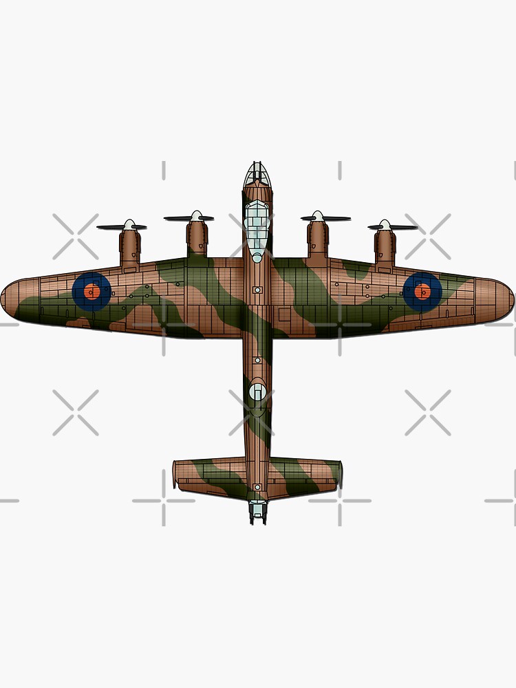 "The Lancaster Bomber" Sticker for Sale by rogue-design | Redbubble