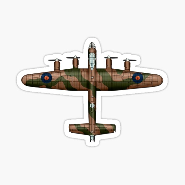 "The Lancaster Bomber" Sticker for Sale by rogue-design | Redbubble