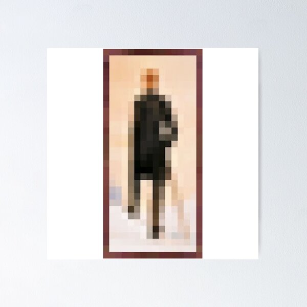 "minecraft standing man painting" Poster for Sale by A