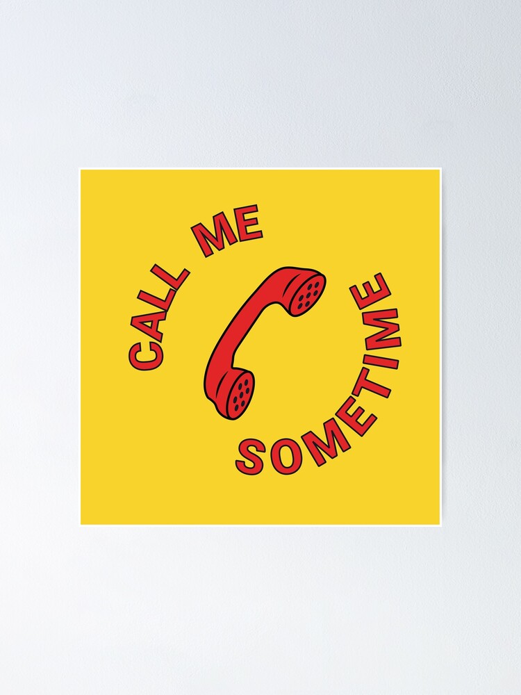 "911 - Call Me Sometime (Tyler The Creator)" Poster by Pikuseru | Redbubble