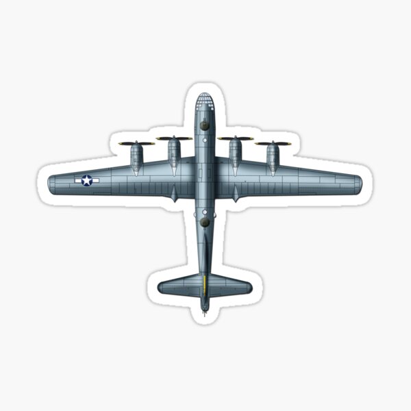 "B-29 Superfortress" Sticker by rogue-design | Redbubble