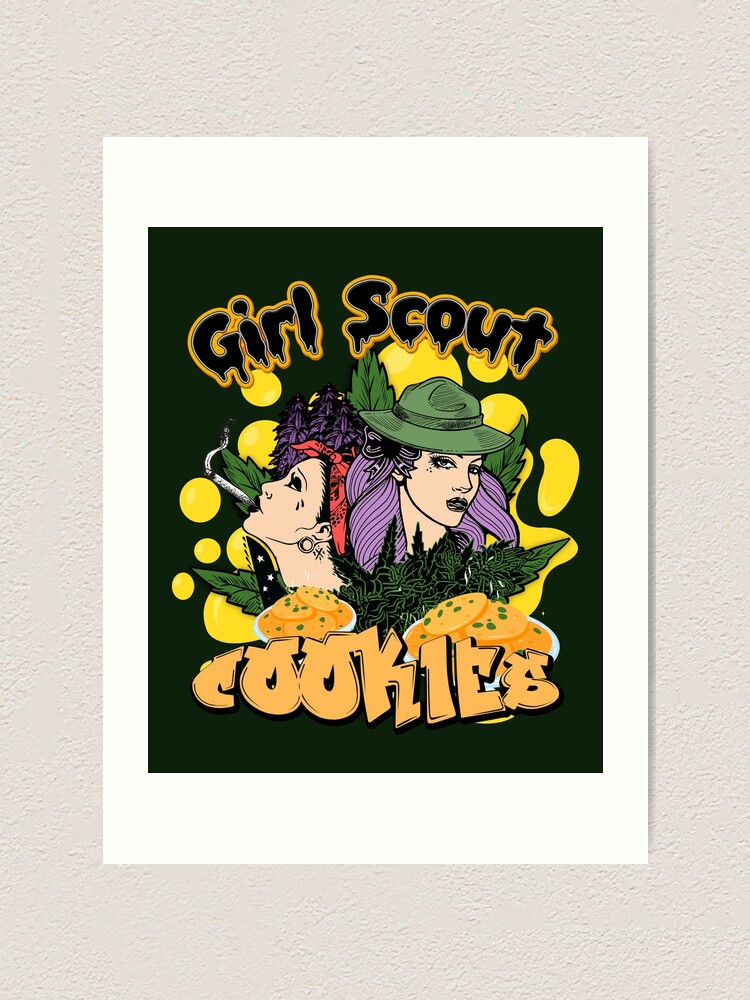 "Girl Scout Cookies Weed Strain Design" Art Print for Sale by hip-hop ...