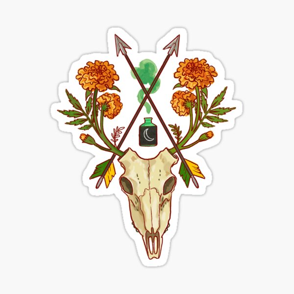 "Deadly Pattern II" Sticker by jaffajam | Redbubble