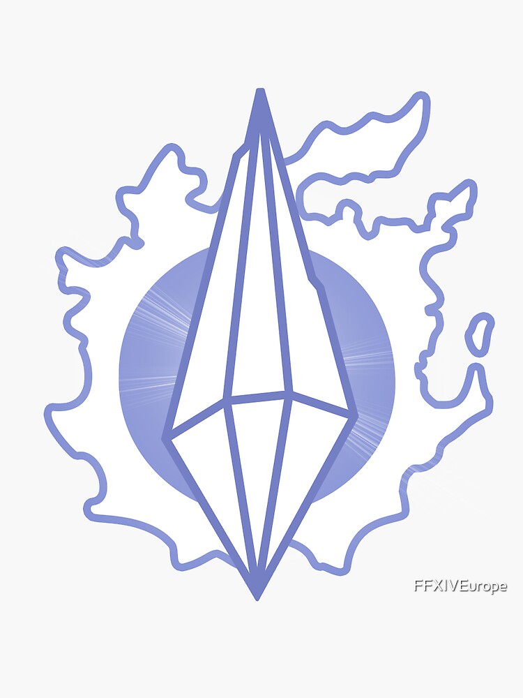 "FFXIV Europe Logo" Sticker for Sale by FFXIVEurope | Redbubble