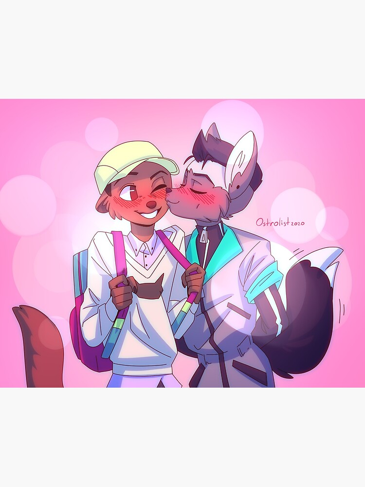 "Kipo and the age of wonderbeasts Benson and Troy kiss" Canvas Print ...