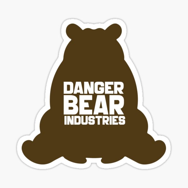 "Braunbär von Danger Bear Industries" Sticker von DangerBearInd | Redbubble