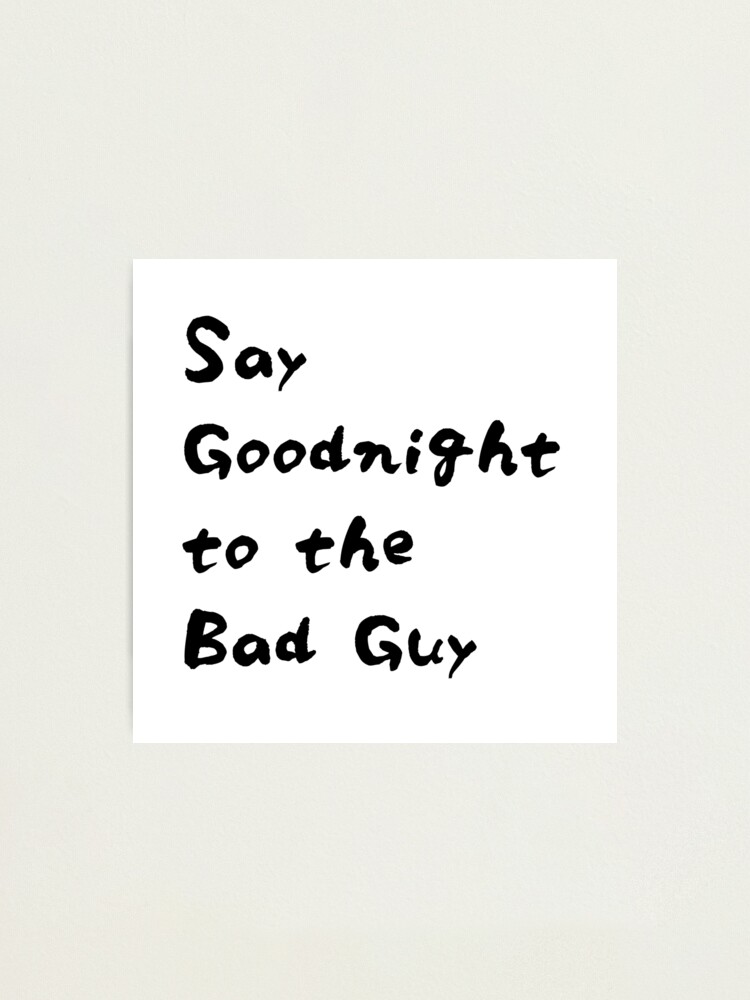 "Scarface - Tony Montana: Say Goodnight to the Bad Guy" Photographic ...