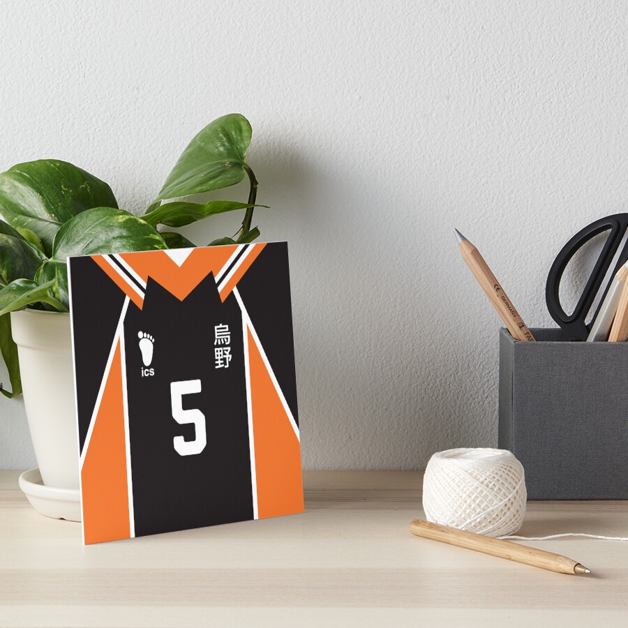 "Ryuunosuke Tanaka Jersey Number 5 Karasuno High School Haikyuu Jersey ...