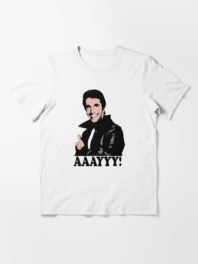 "The Fonz Happy Days Aaayyy! T-Shirt" Essential T-Shirt for Sale by ...