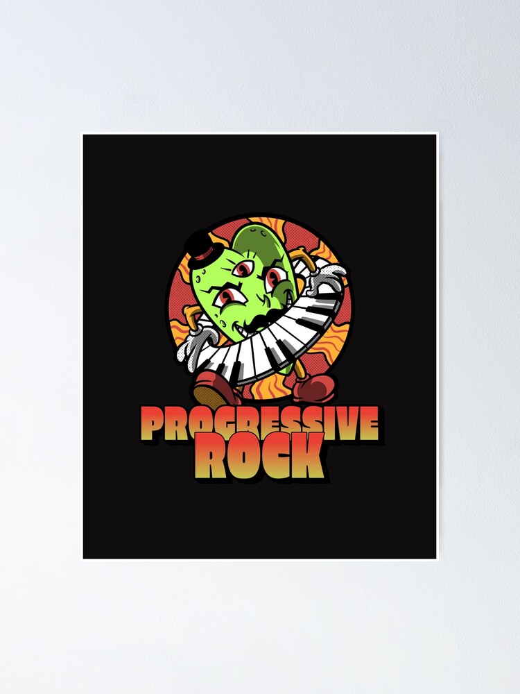 "Progressive Rock" Poster by merchbycraig | Redbubble