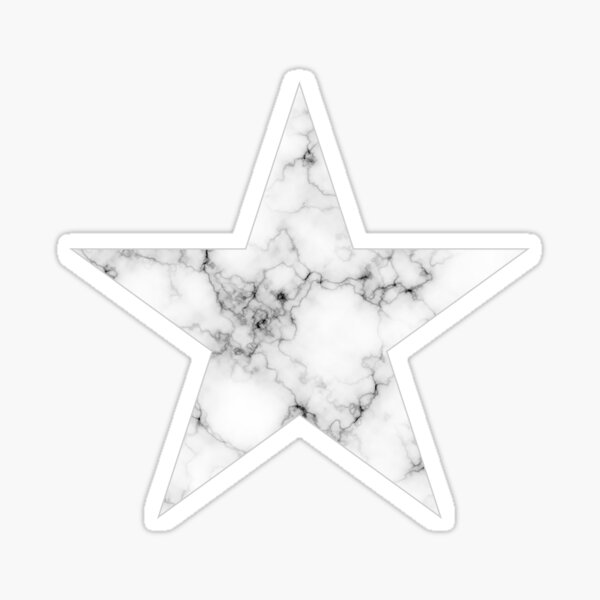 "Marble Star" Sticker by MSA-42 | Redbubble