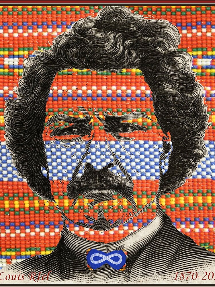 "Louis riel " T-shirt for Sale by burrowsteresa | Redbubble | beadwork ...