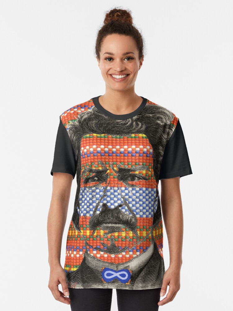 "Louis riel " T-shirt for Sale by burrowsteresa | Redbubble | beadwork ...