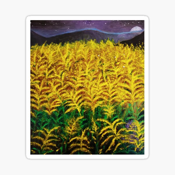 "Goldenrod" Sticker by ArleneWhiteswan | Redbubble