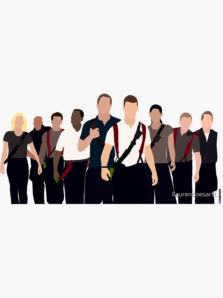 "Chicago Fire Cast" Sticker for Sale by llaurendoesartt | Redbubble