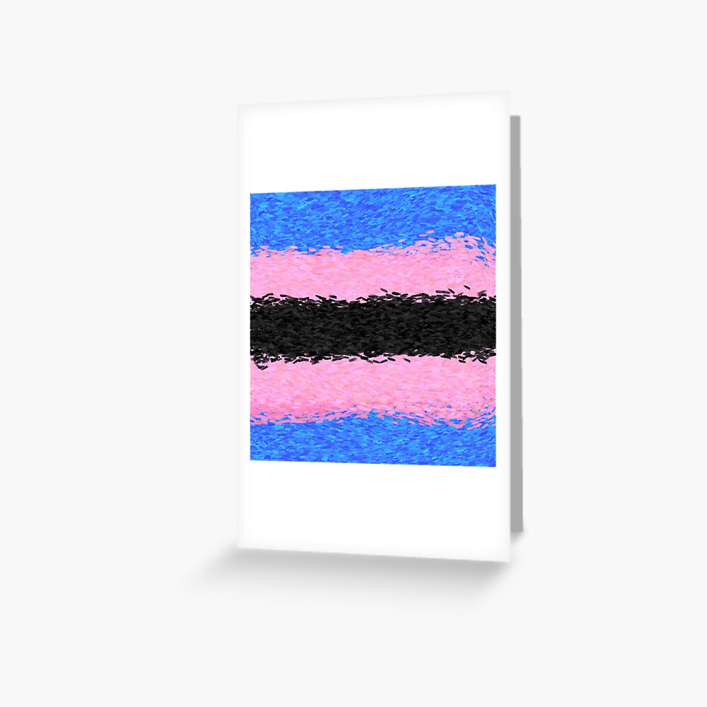 "Black Trans Flag" Art Print for Sale by ravens-are-cool | Redbubble