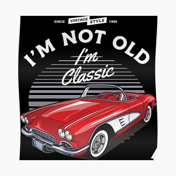 "Classic Vintage Style Diecast Car - Diecast Design" Poster for Sale by ...