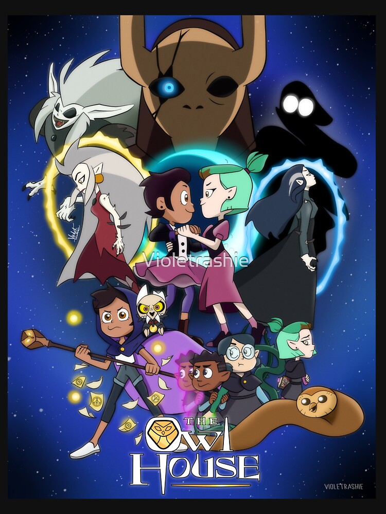 "the owl house poster" T-shirt for Sale by Violetrashie | Redbubble ...