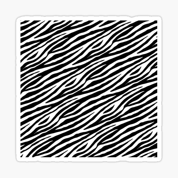 "Zebra Print" Sticker for Sale by OBJETDART | Redbubble