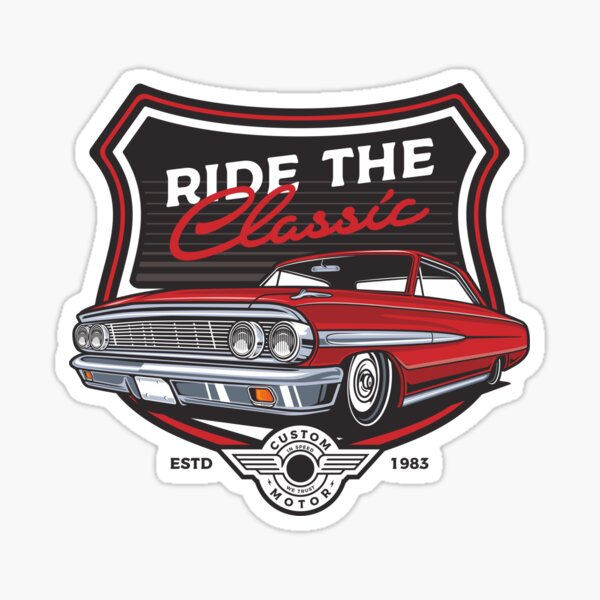 "Classic Vintage pick up Diecast Car - Diecast Design" Sticker by atoyz ...