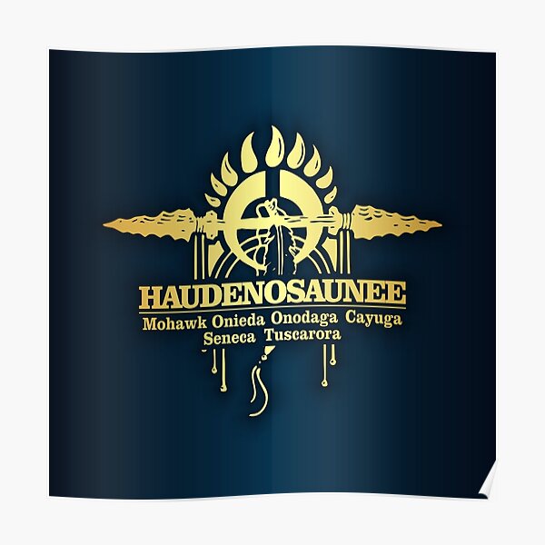 "Haudenosaunee 2 (NA)" Poster for Sale by curranmorgan | Redbubble