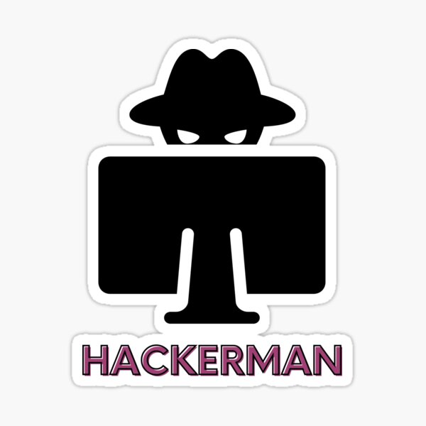 "Hackerman" Sticker by fizzimizzi | Redbubble