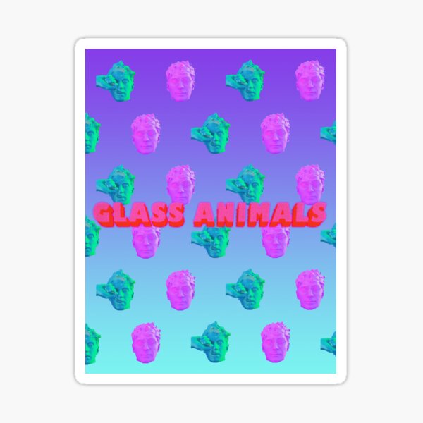 "Glass Animals" Sticker for Sale by laumazu | Redbubble