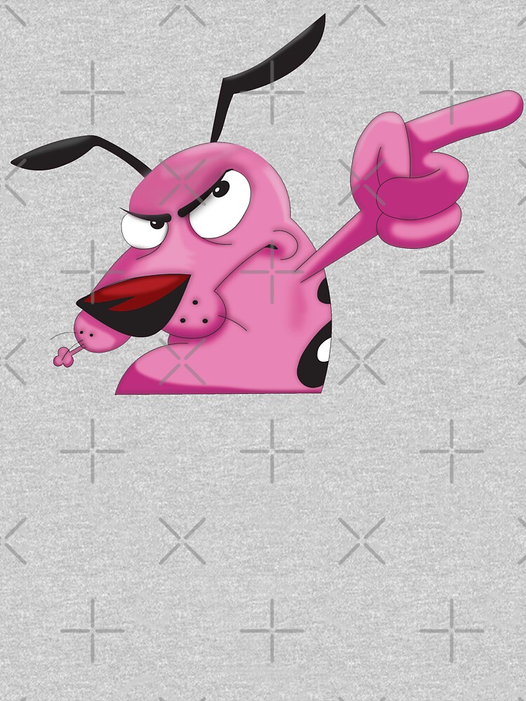 Courage the cowardly dog Classic T-Shirt sold by Wren | SKU 75266911 ...