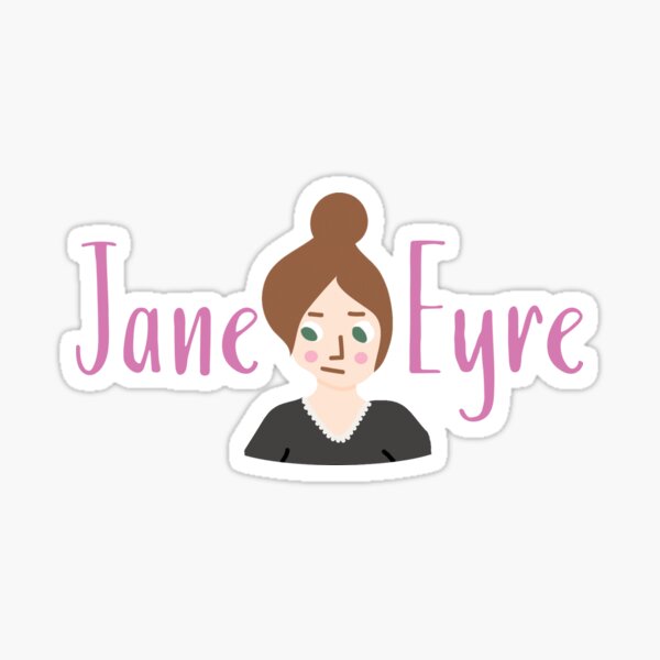 "Jane Eyre " Sticker for Sale by bookishwhimsy | Redbubble