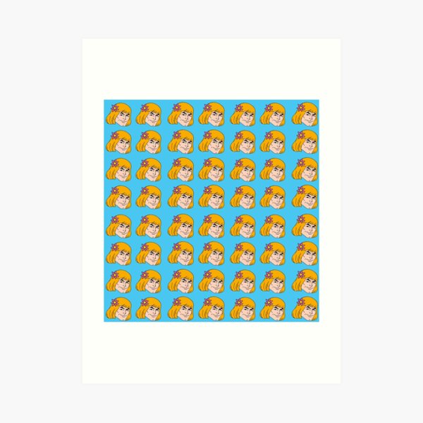"Flower Power Man 2" Art Print for Sale by BiteYourGranny | Redbubble