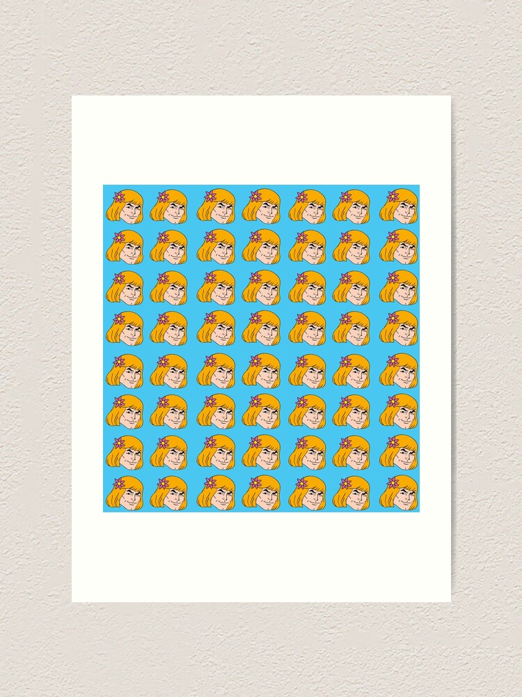 "Flower Power Man 2" Art Print for Sale by BiteYourGranny | Redbubble