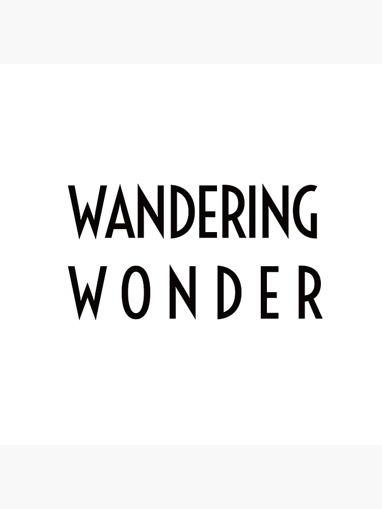 "Wandering Wonder" Poster for Sale by sultan7 | Redbubble