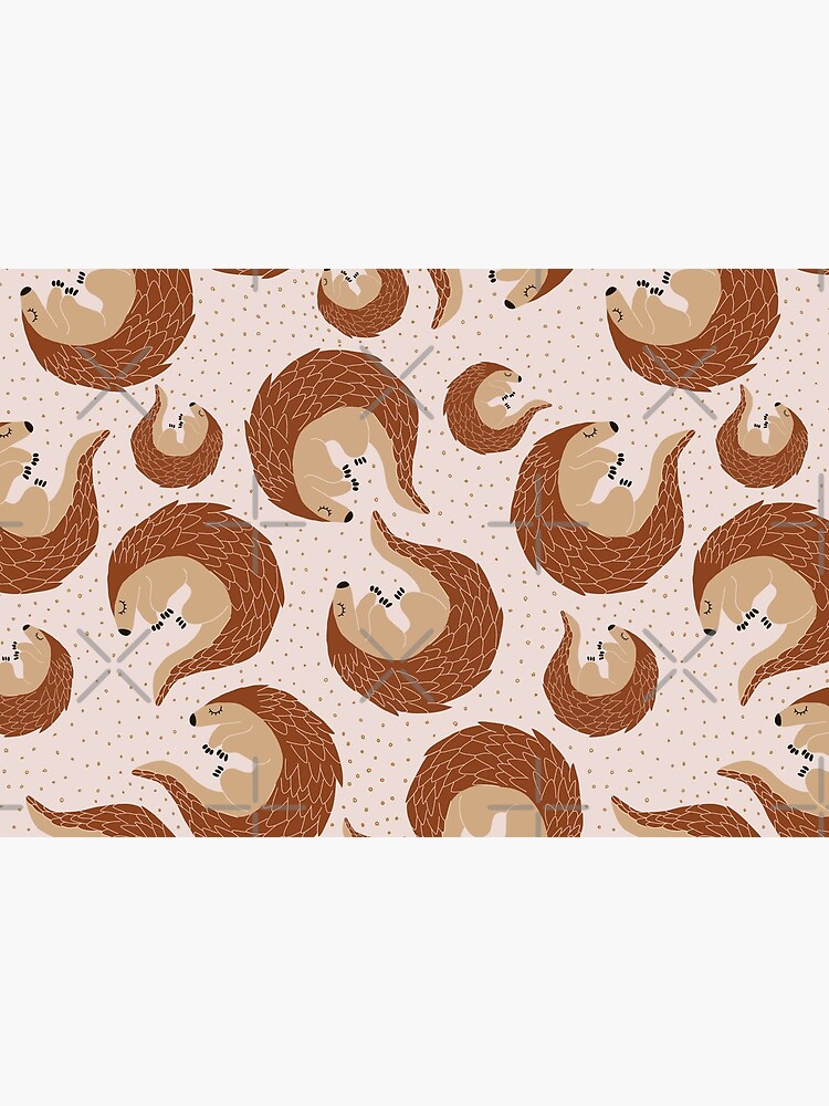 "Pangolin pattern and sticker pack Save the pangolin" Mask for Sale by ...