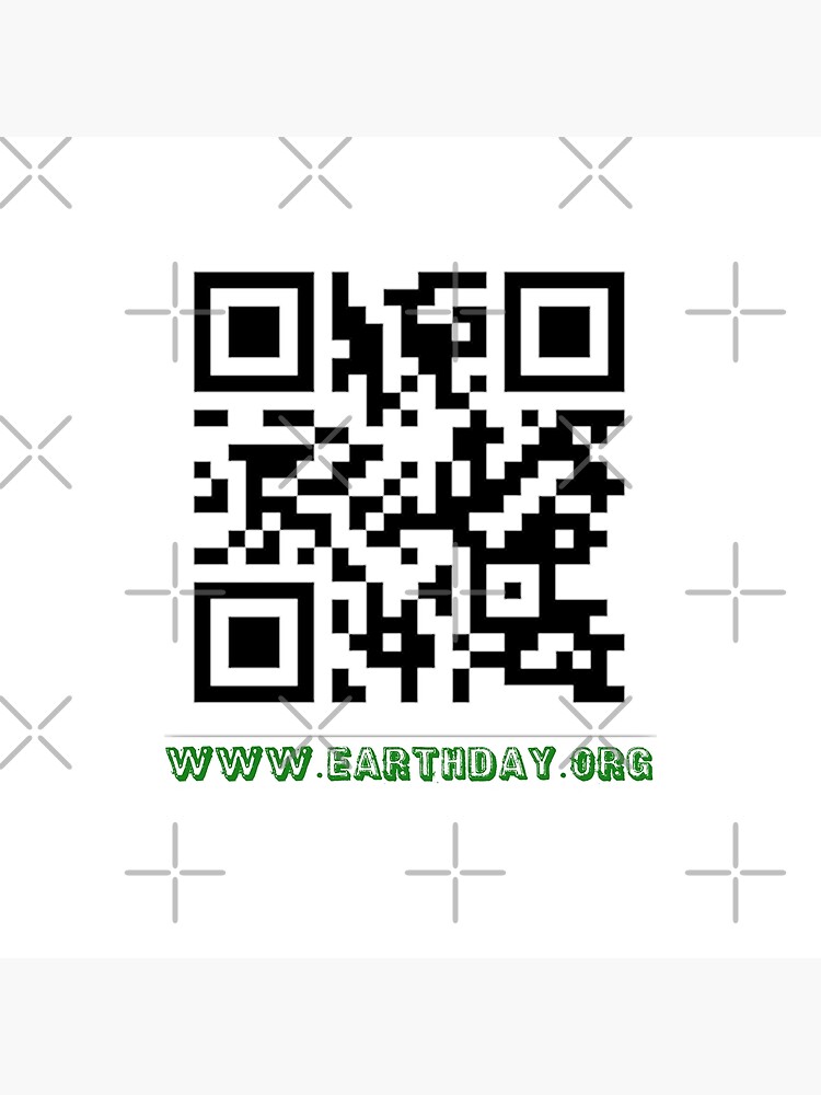 "Earth Day Official Website QR Code Sticker" Poster by LeBebArt | Redbubble