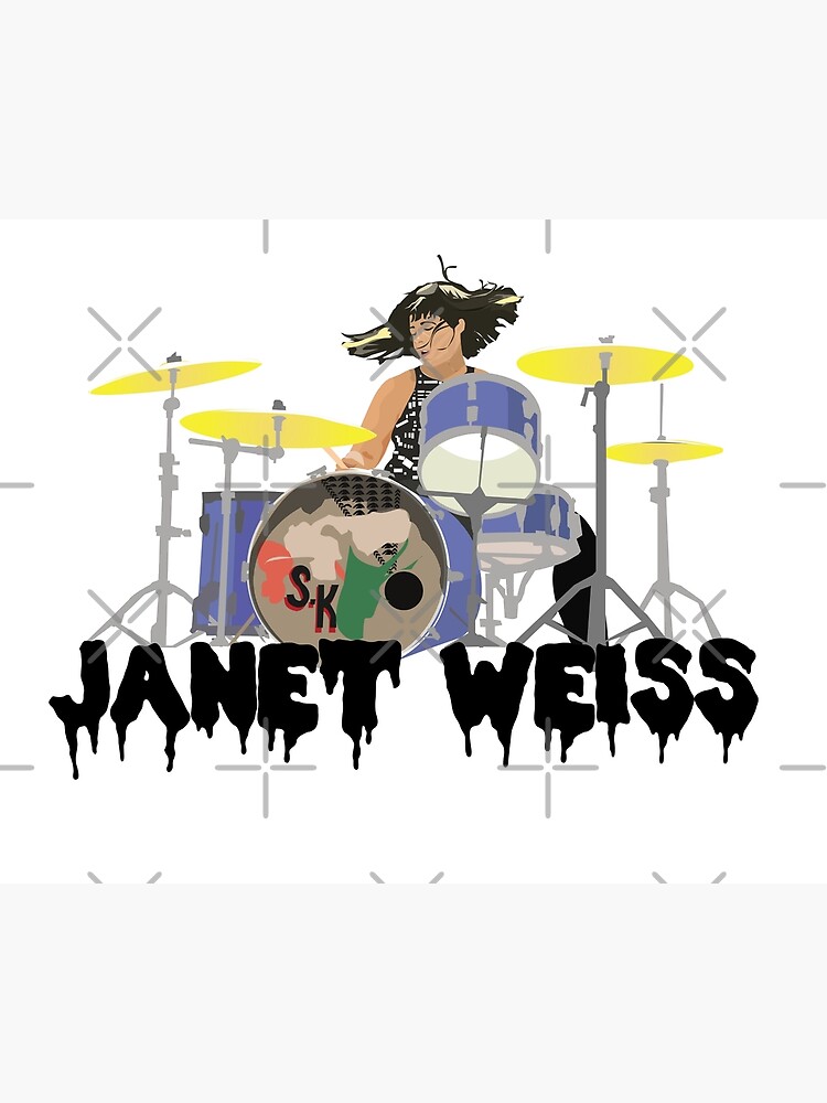 "Janet weiss Drummer Amazing" Poster for Sale by Luckythelab | Redbubble