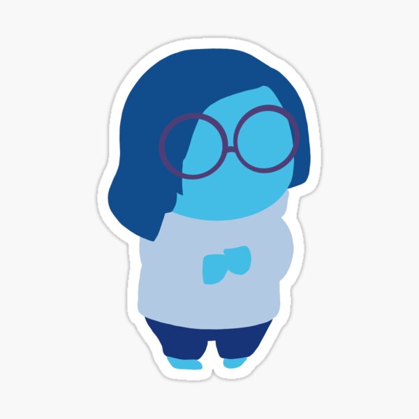 "Sadness" Sticker by elddesign | Redbubble