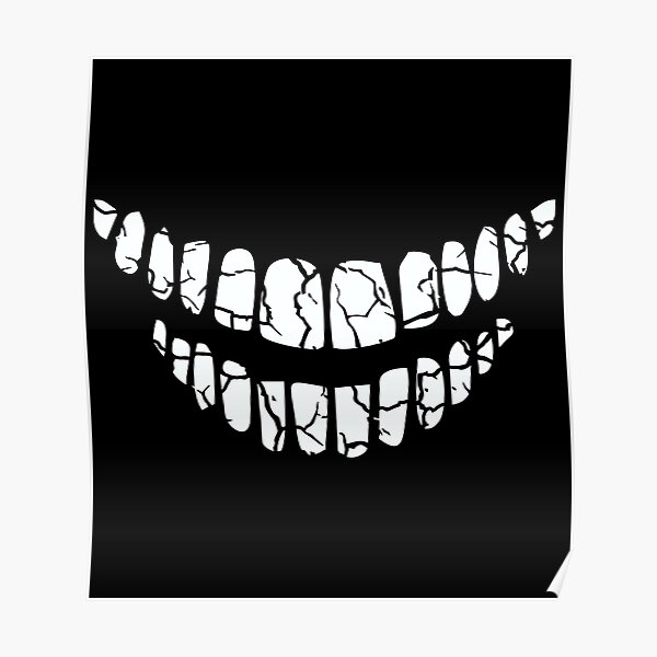 "Halloween Skull Teeth" Poster for Sale by boris-shekk | Redbubble