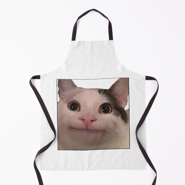 "Polite cat meme, funny cat meme" Apron by ElevenGraphics | Redbubble