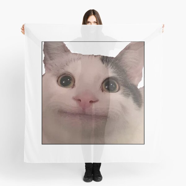 "Polite cat meme, funny cat meme" Scarf for Sale by ElevenGraphics ...