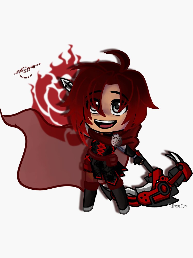 "Chibi Ruby Volume Seven" Sticker for Sale by ElizaOz | Redbubble