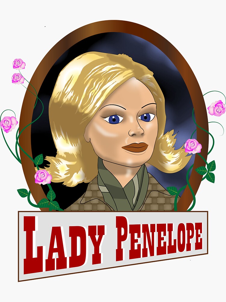 Pegatina for Sale con la obra «Lady Penélope» de Mark Wilesmith | Redbubble
