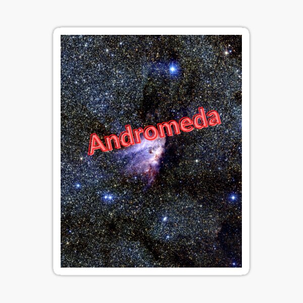 "Andromeda" Sticker for Sale by anapotrept | Redbubble