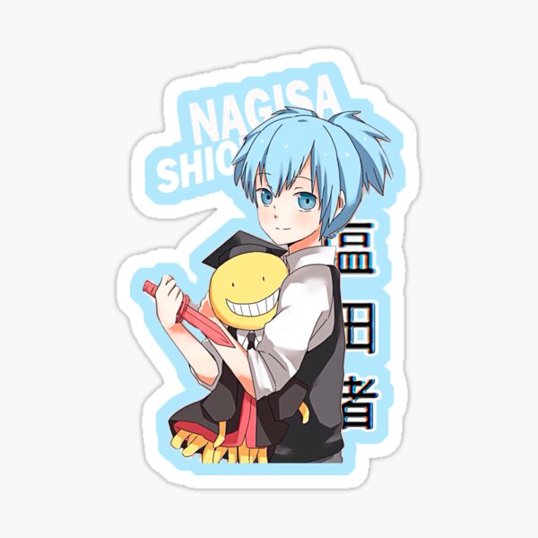 "Nagisa Shiota & Koro Sensei Assassination Classroom" Sticker for Sale ...