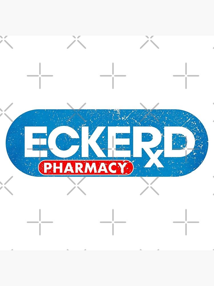 "Eckerd Store Distressed Design | 80s and 90s Defunct Drug Store" Art ...